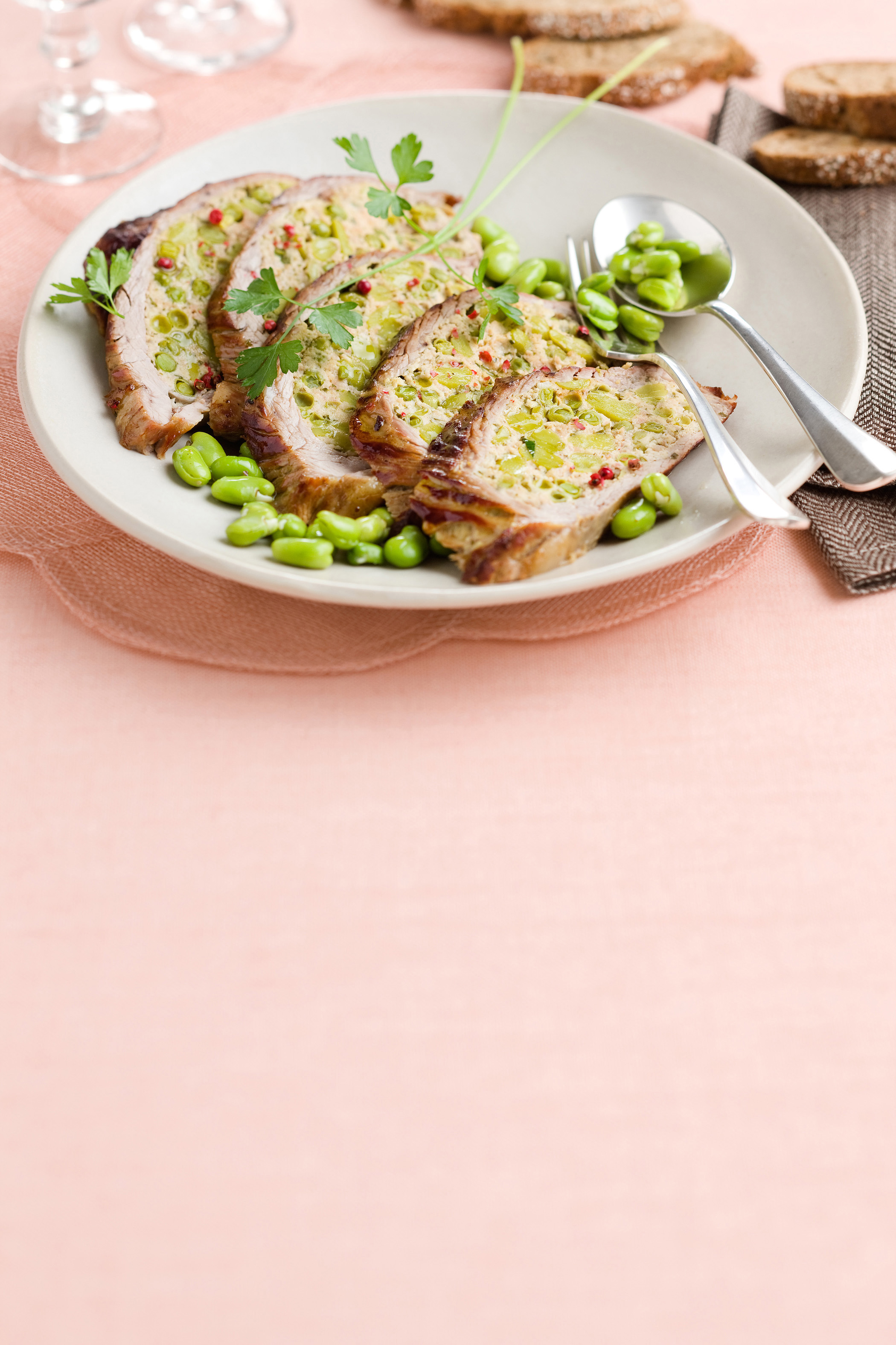 Cima ripiena di fave, piselli e robiola | Sale&Pepe