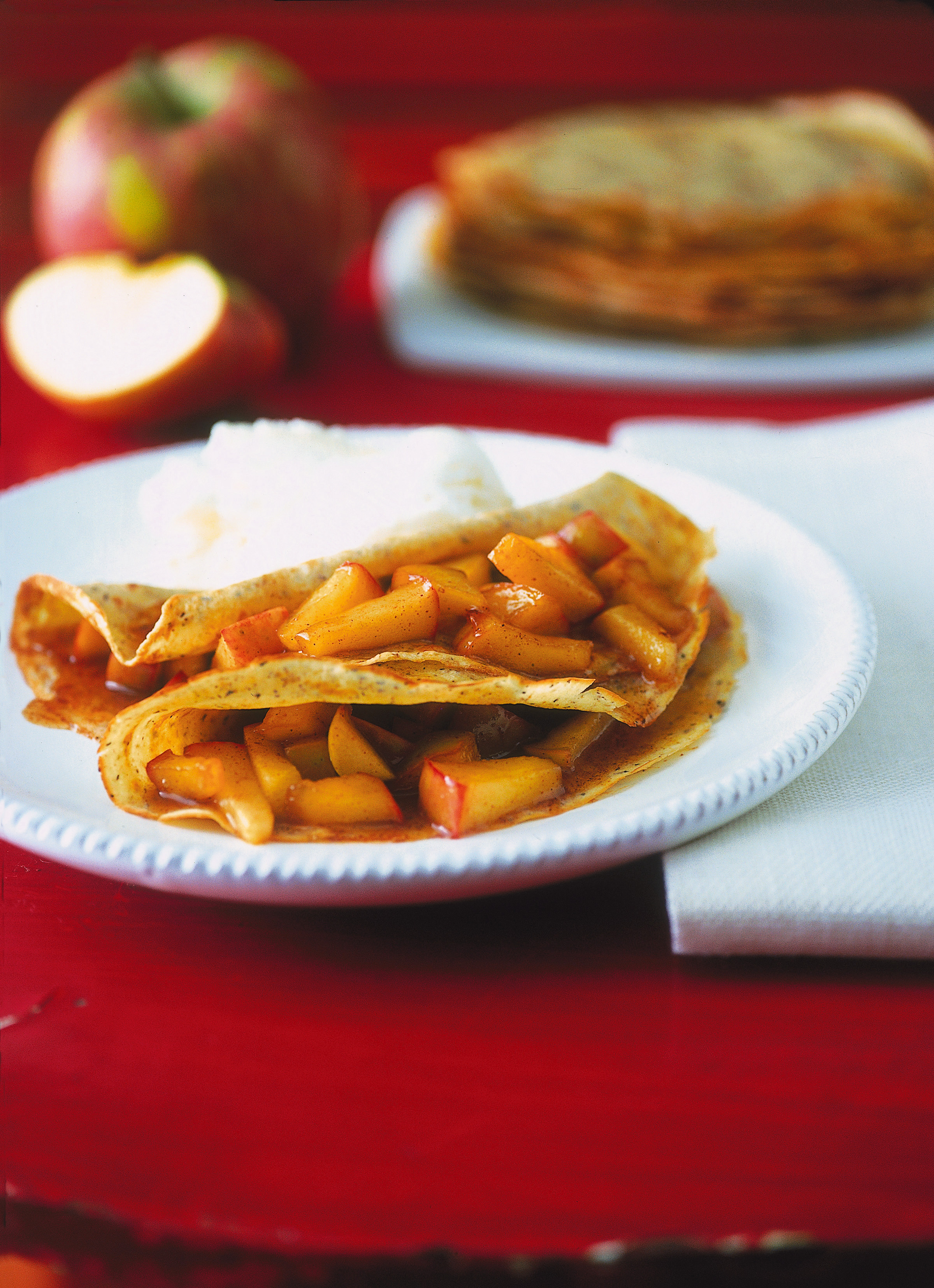 Crepes al calvados con gelato | Sale&Pepe