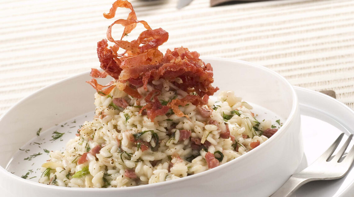 Riso con prosciutto e finocchietto | Sale&Pepe