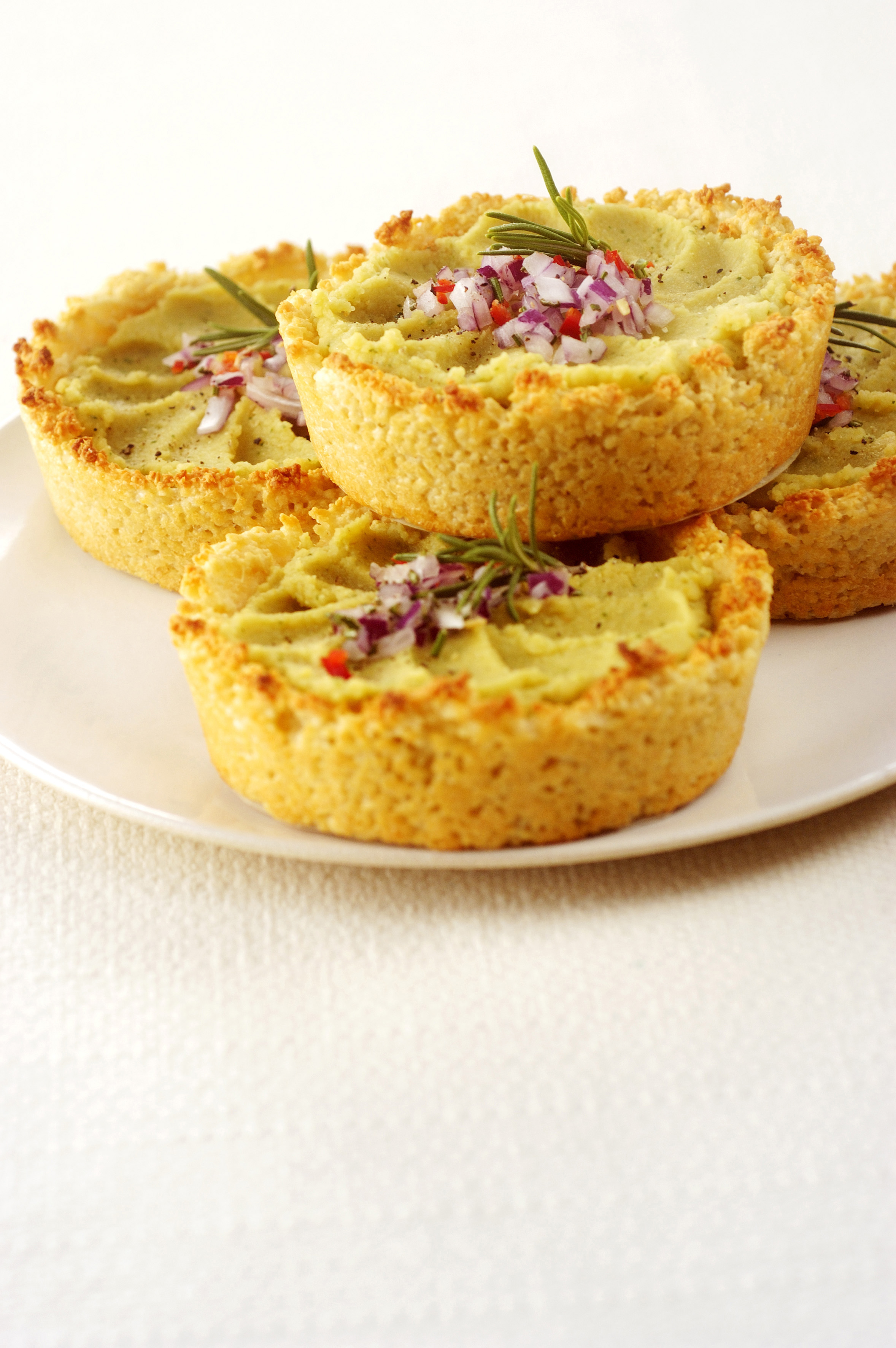 Tartellette con crema di ceci | Sale&Pepe