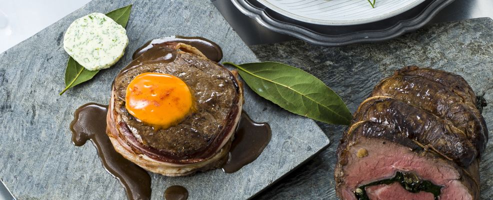 Tournedos al burro verde e rosa