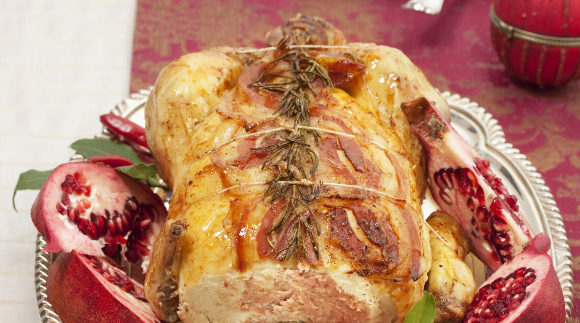 Cappone ripieno alle erbe e spumante - Sale&Pepe