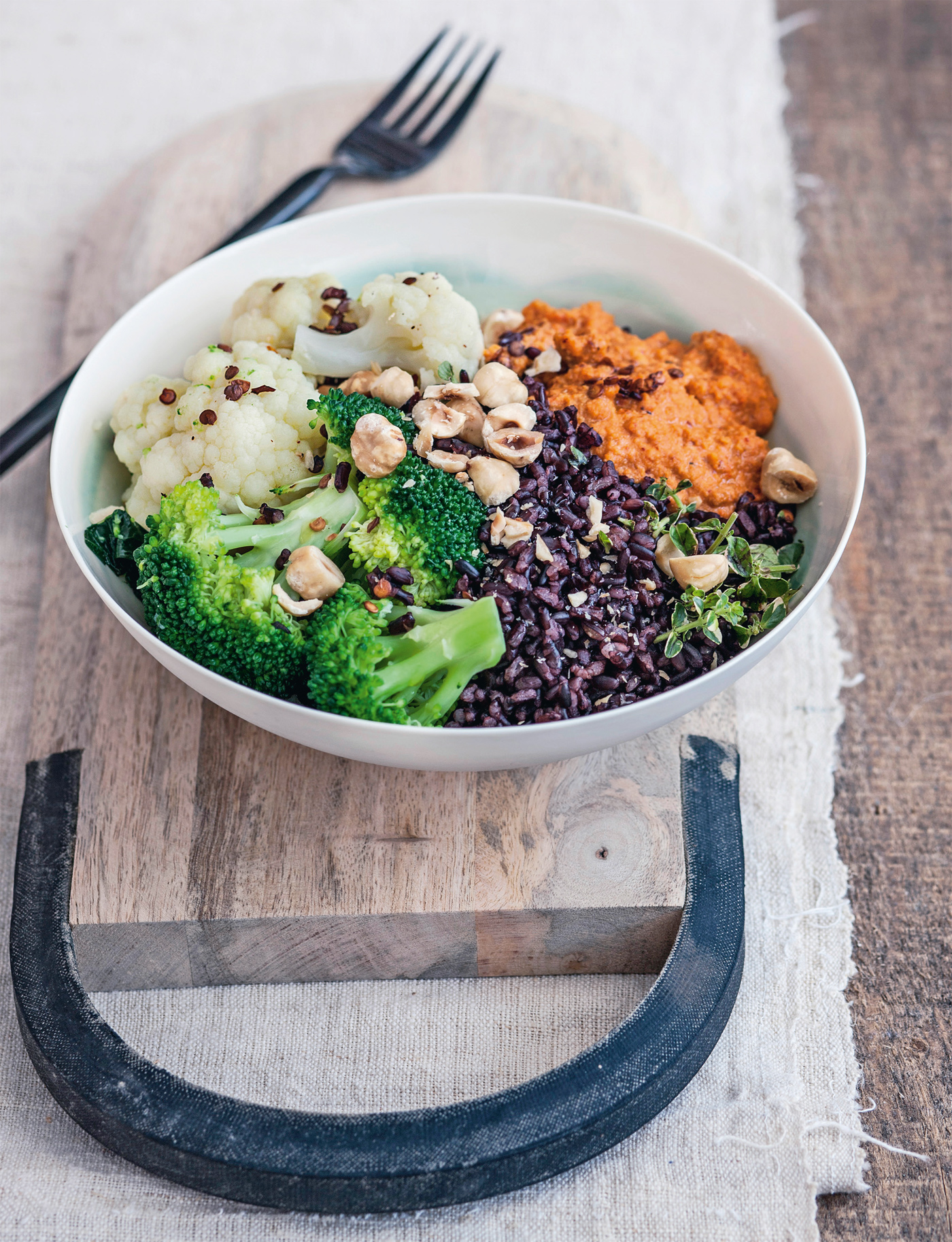 Riso nero con salsa romesco | Sale&Pepe