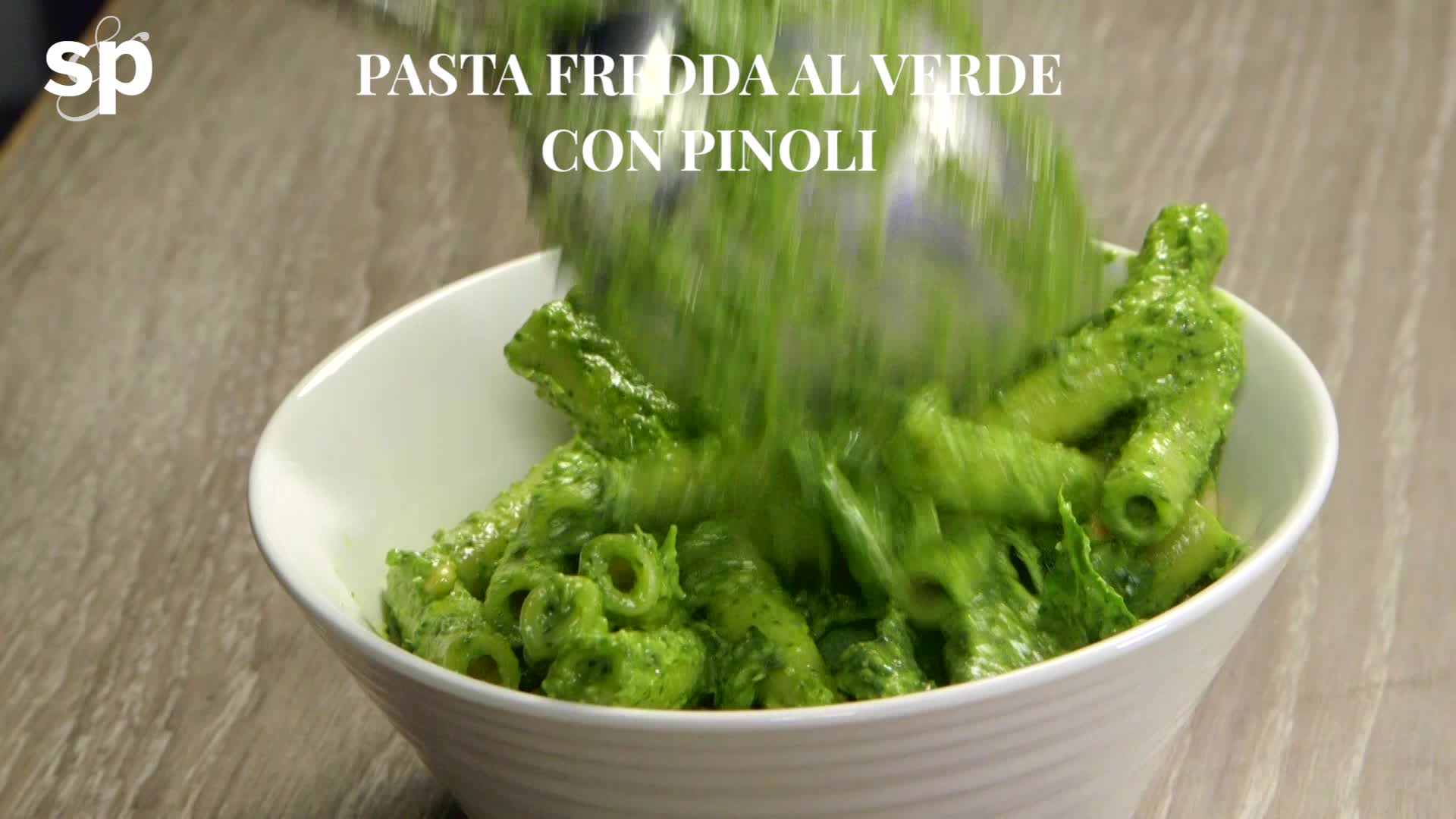 Video ricetta Pasta fredda in verde con pinoli - Sale&Pepe