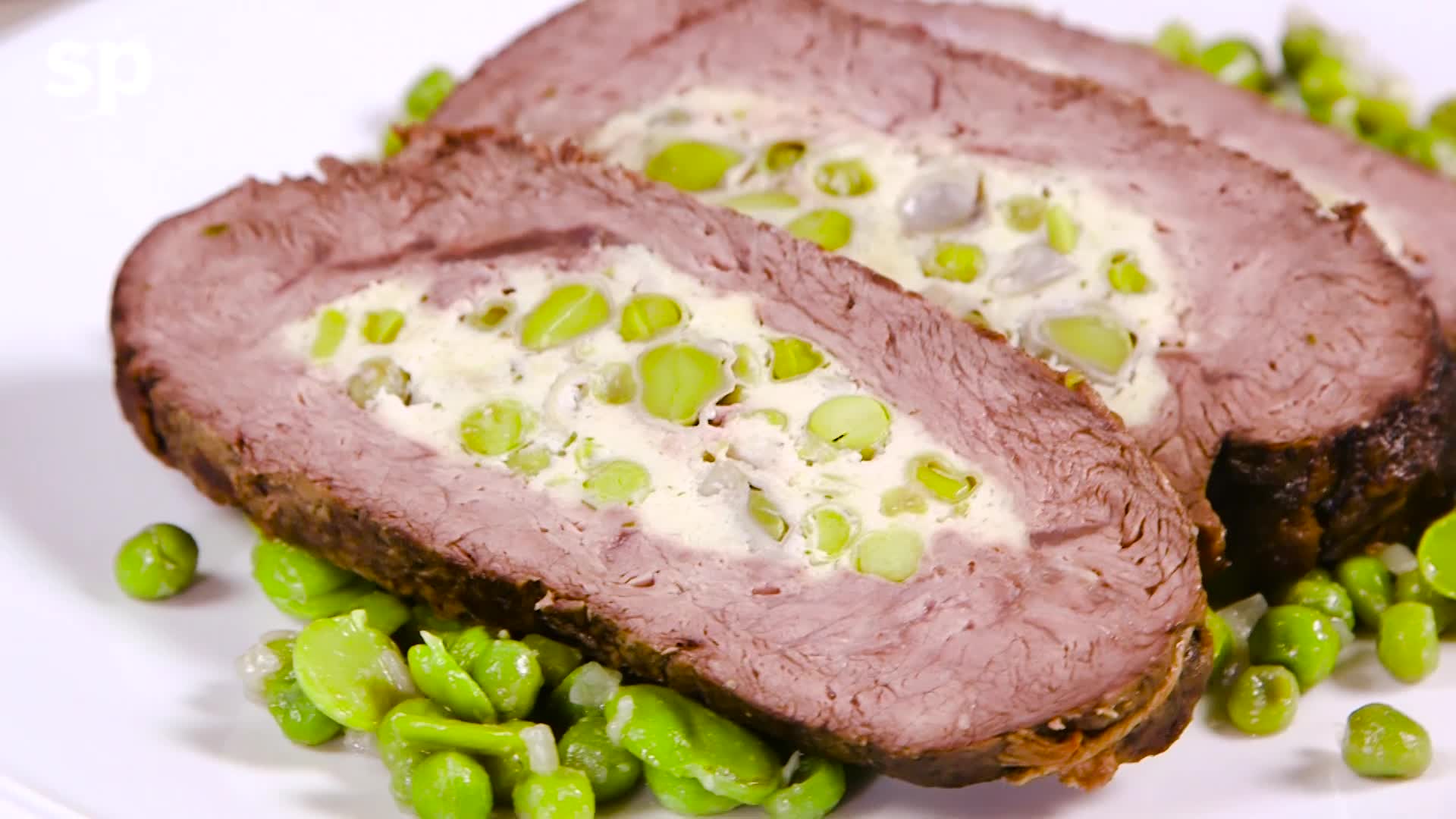 Video ricetta Cima ripiena di fave, piselli e robiola - Sale&Pepe