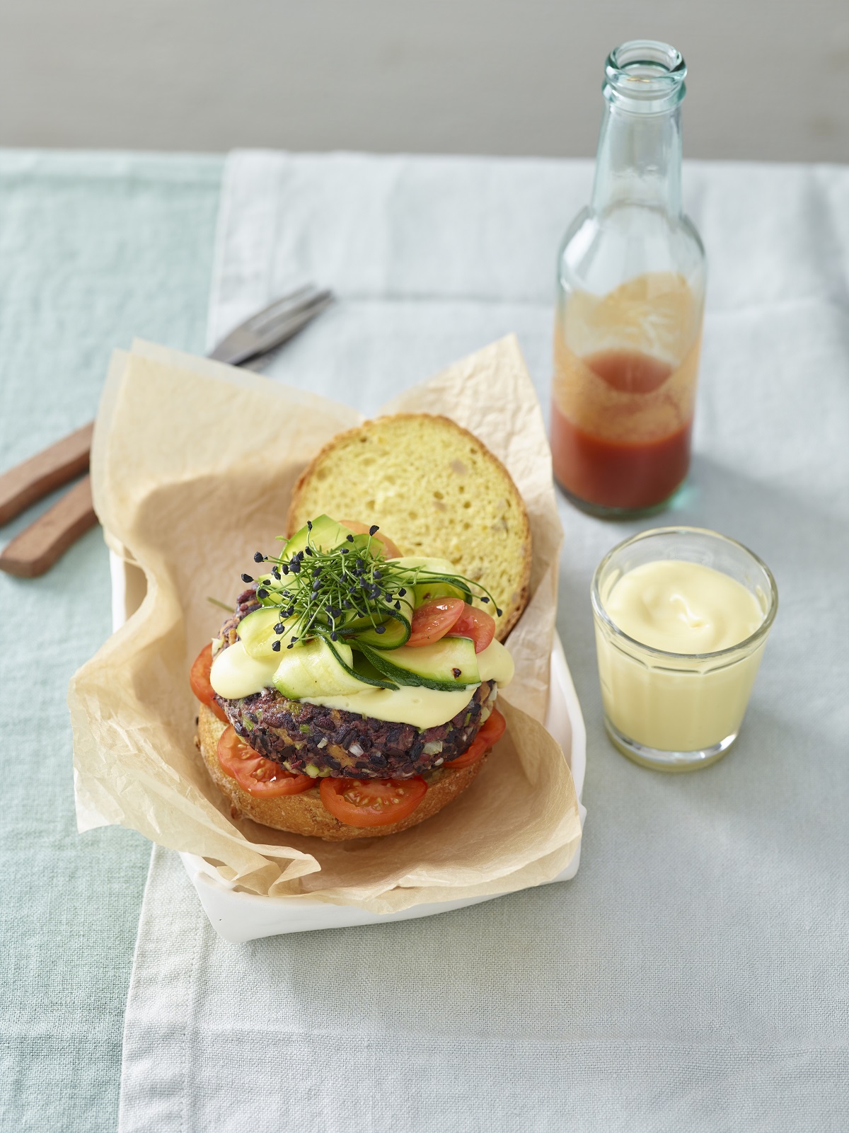 Hamburger vegano di riso nero e fagioli rossi - Sale&Pepe