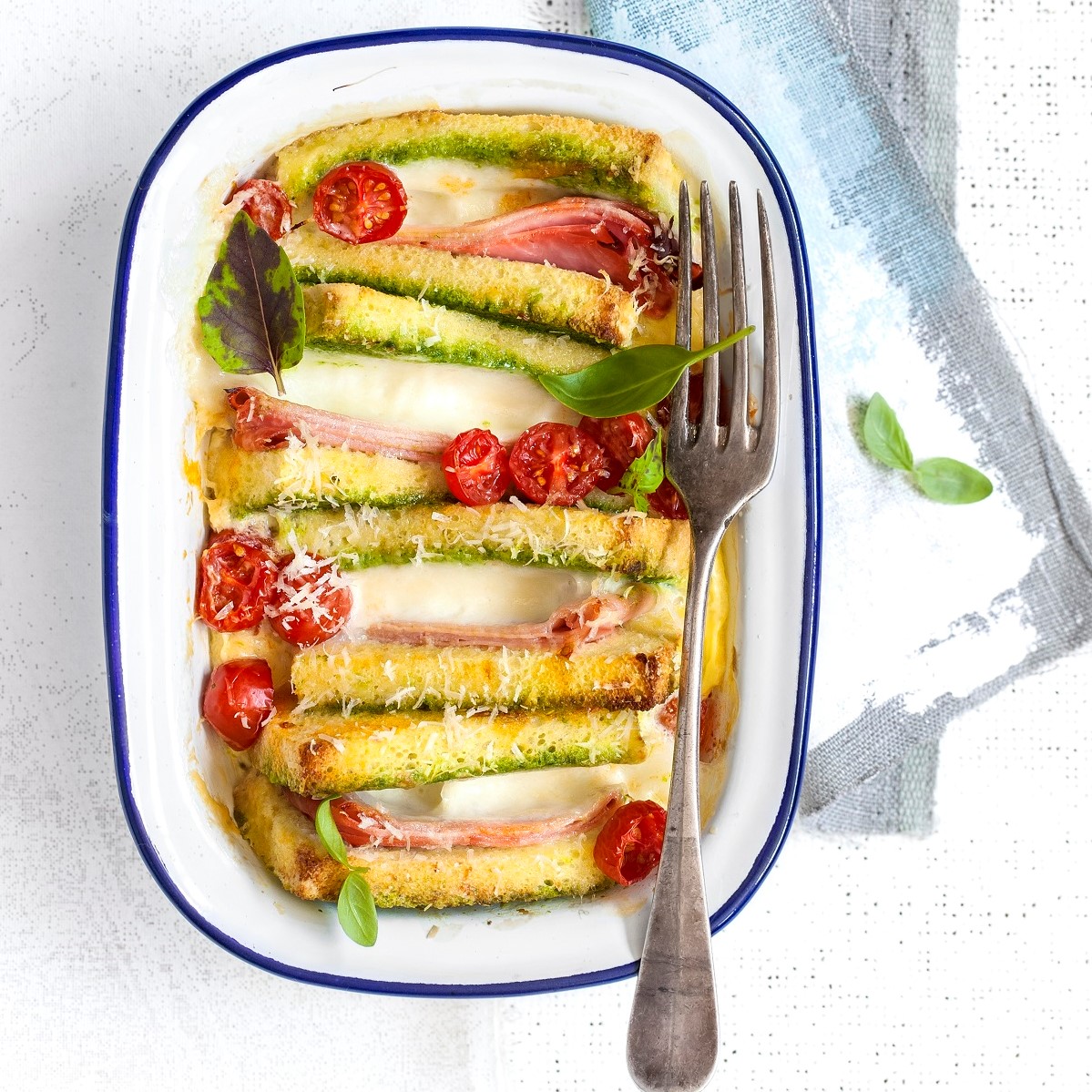 Ricetta: pain perdu alla mozzarella e salsa verde - Sale&Pepe