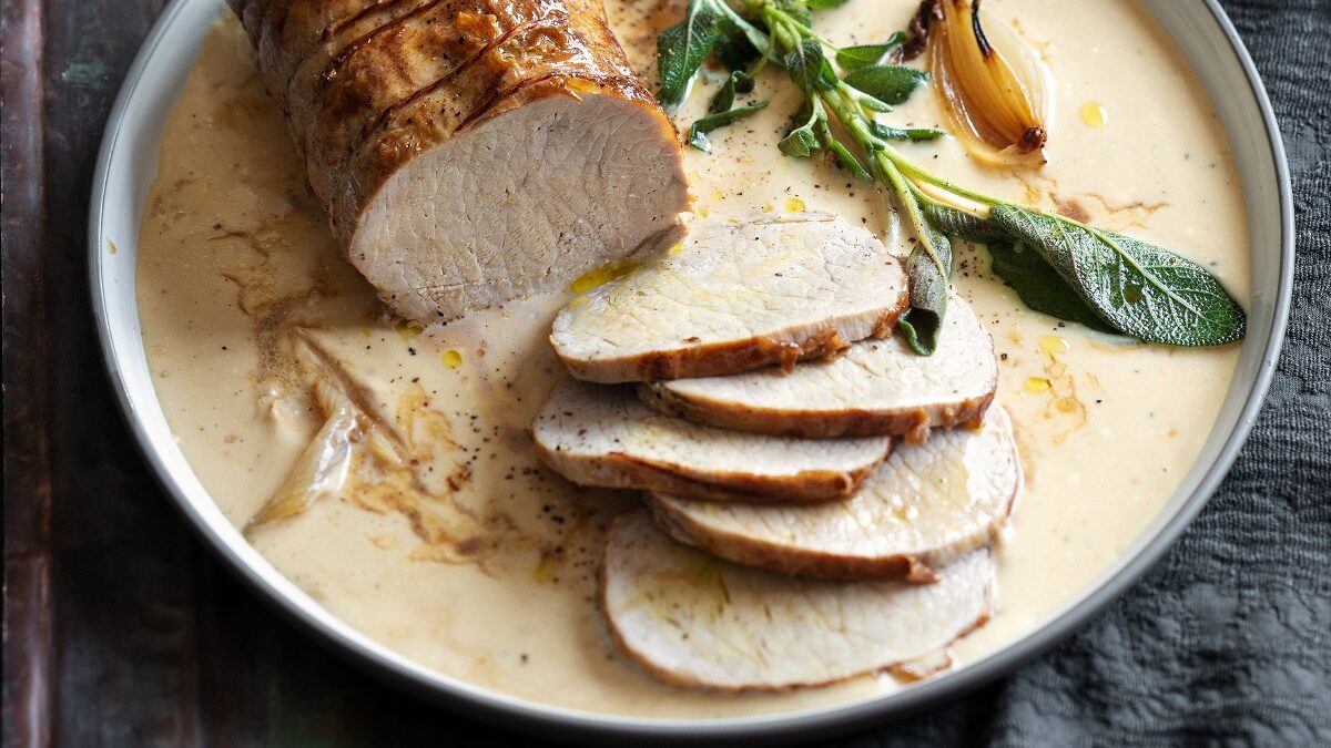 Lonza al vino con salsa al mascarpone - Sale&Pepe