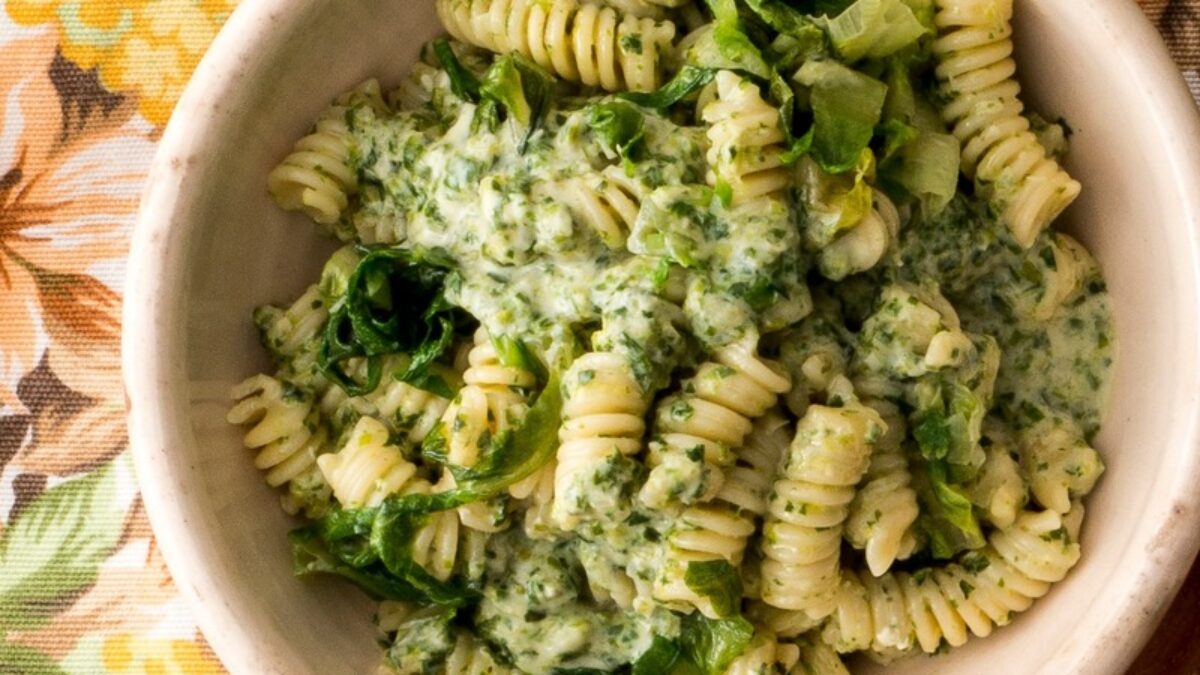 Fusilli in crema verde - Sale&Pepe