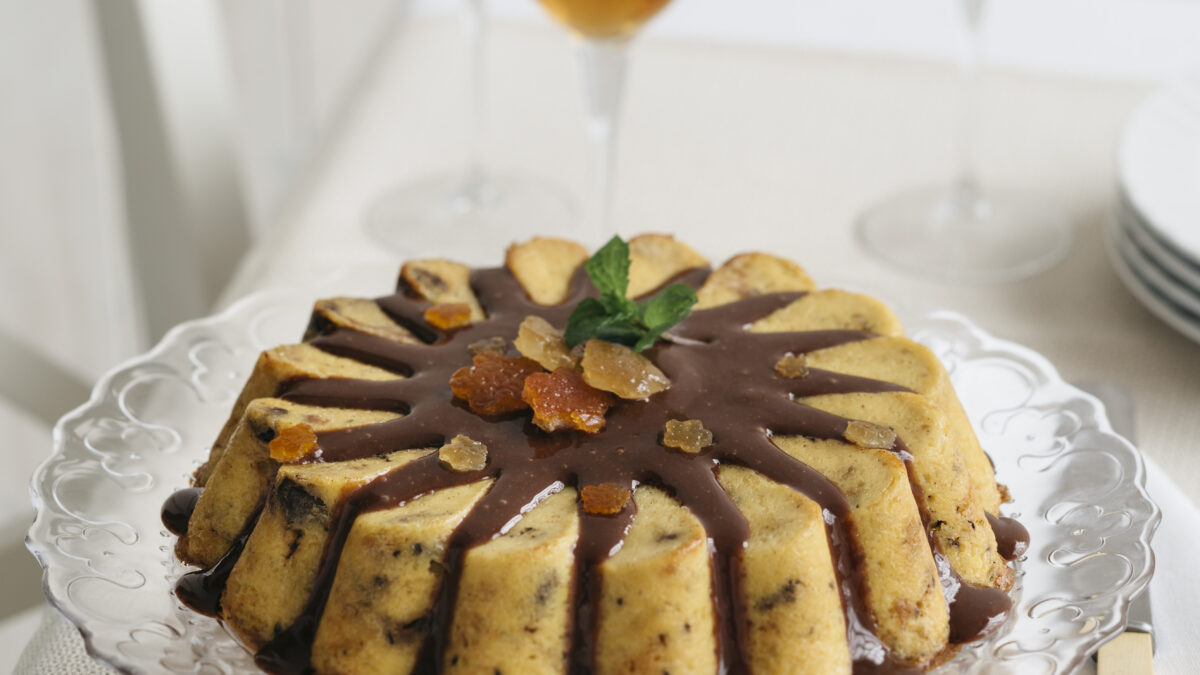 Budino al panettone con cioccolata - Sale&Pepe