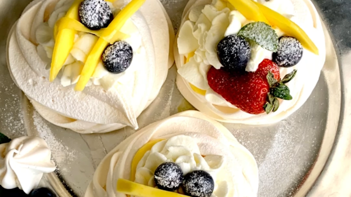 Mini pavlove con panna montata - Sale&Pepe